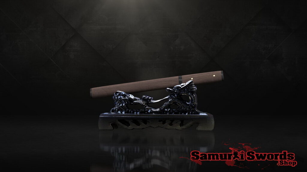 Straight Blade Shirasaya Tanto T10 Clay Tempered Steel with Hadori ...