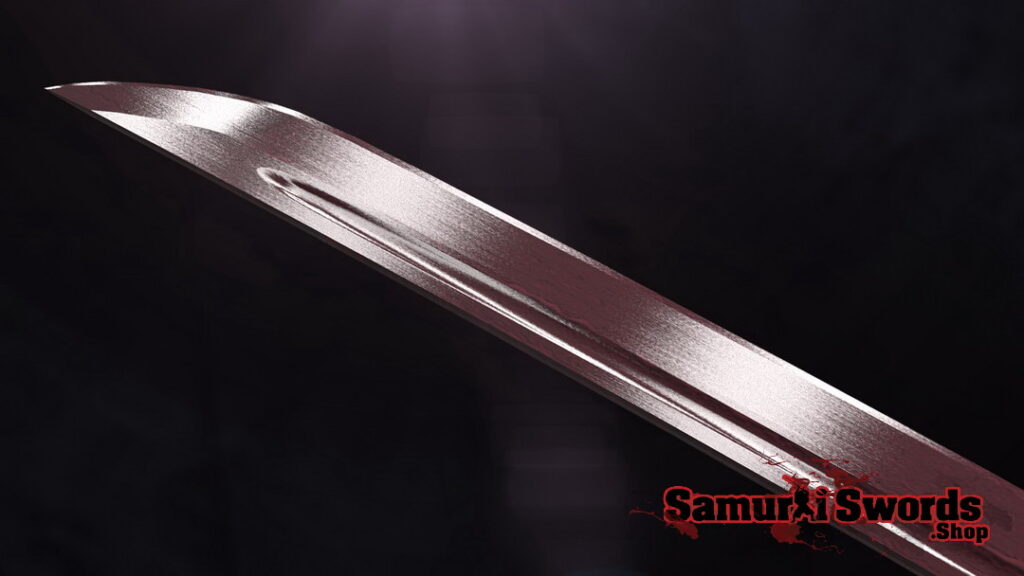 Nodachi 1060 Folded Carbon Steel with Black and Red Dye - APSK150 ...