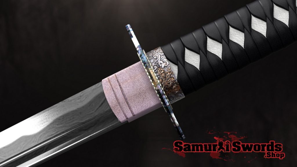 Premium Katana Sword Tamahagane with Feather Hadori Polish - ASPK228 ...
