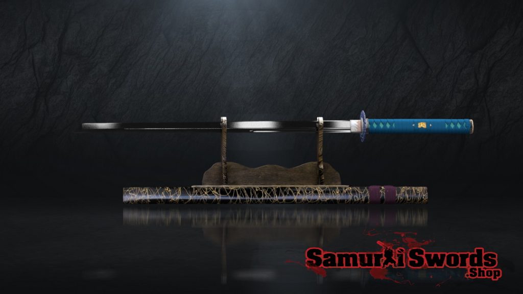 Durable Ninjato Sword 9260 Spring Steel with Black Acid Dye - ASPK326 ...