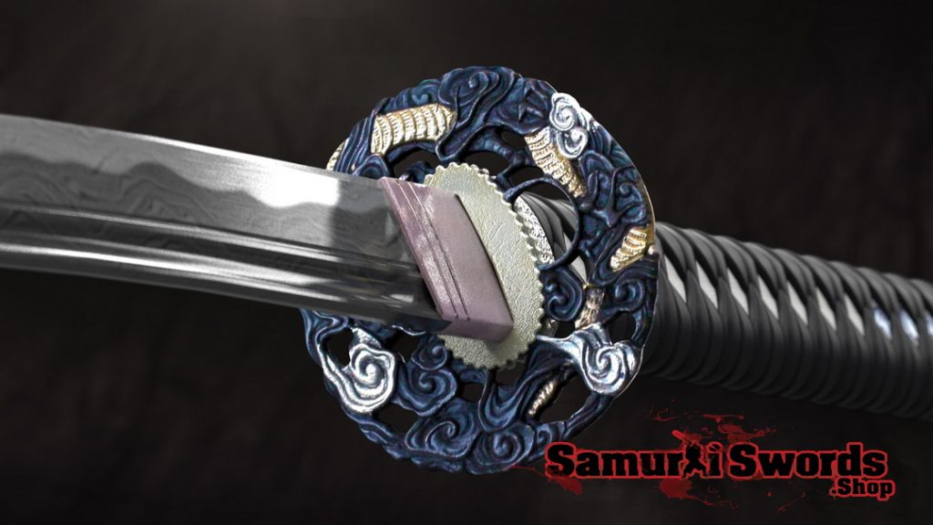Premium Katana Sword Tamahagane with Feather Hadori Polish - ASPK228 ...