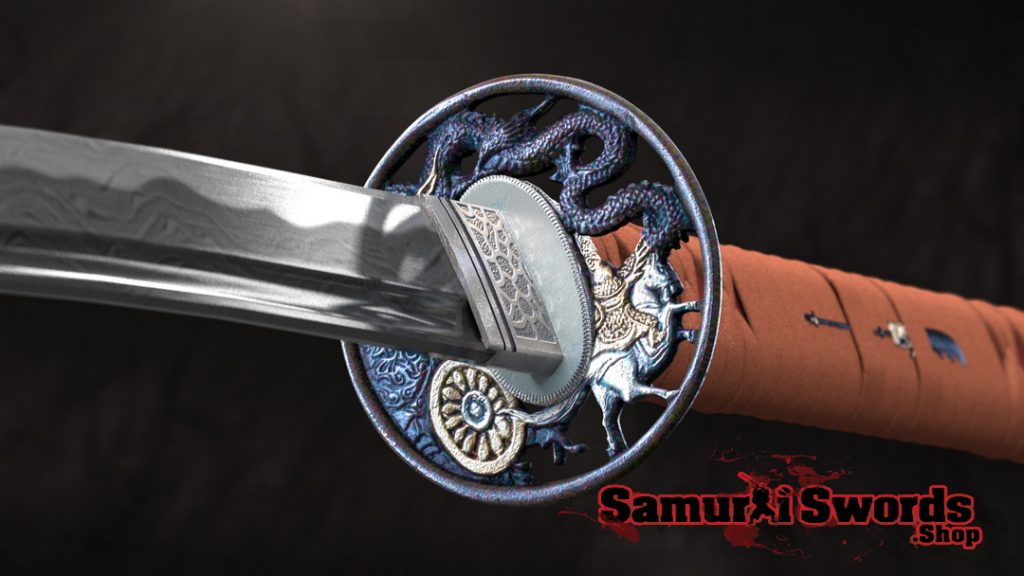 Premium Japanese Katana Tamahagane with Hadori Polish - ASPK230 ...