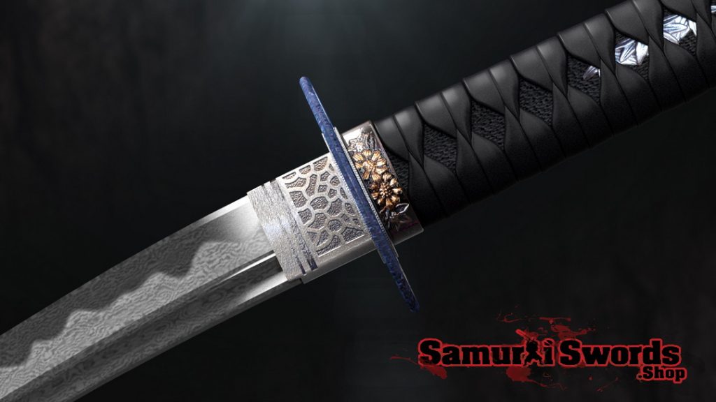Tanto T10 Folded Clay Tempered Steel with Hadori Polish - ASPK298 ...