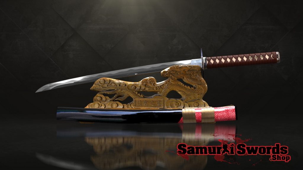 Premium Wakizashi Blade Tamahagane with Hadori Polish – ASPK280 ...