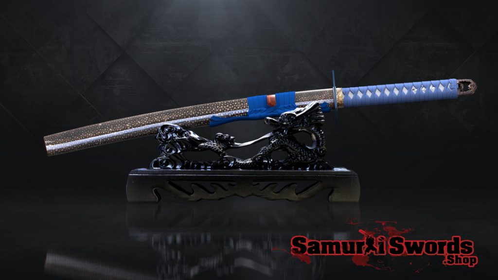 Real Wakizashi Blade 1095 Clay Tempered Steel with Hadori Polish ...
