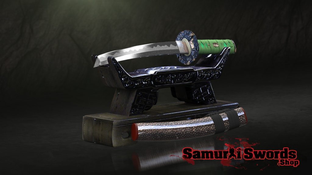 Elite Tanto Blade T10 Folded Clay Tempered Steel with Feather Hadori ...