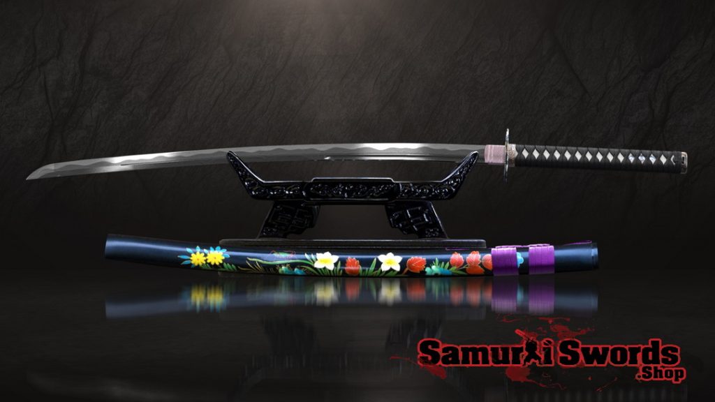 Premium Katana Sword Tamahagane with Feather Hadori Polish - ASPK228 ...